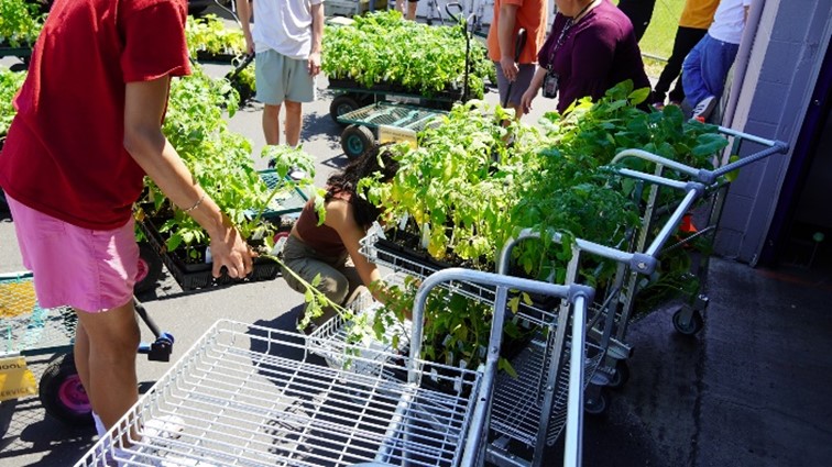 Wellmaster Donates Shopping Carts to The Canby Center